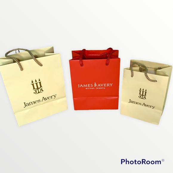 James Avery | Jewelry | James Avery Bags 3 Gift Bags 2 Cream And ...